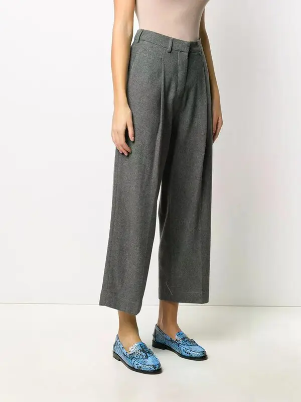 MAISON JEJIA High-waisted Cropped Trousers