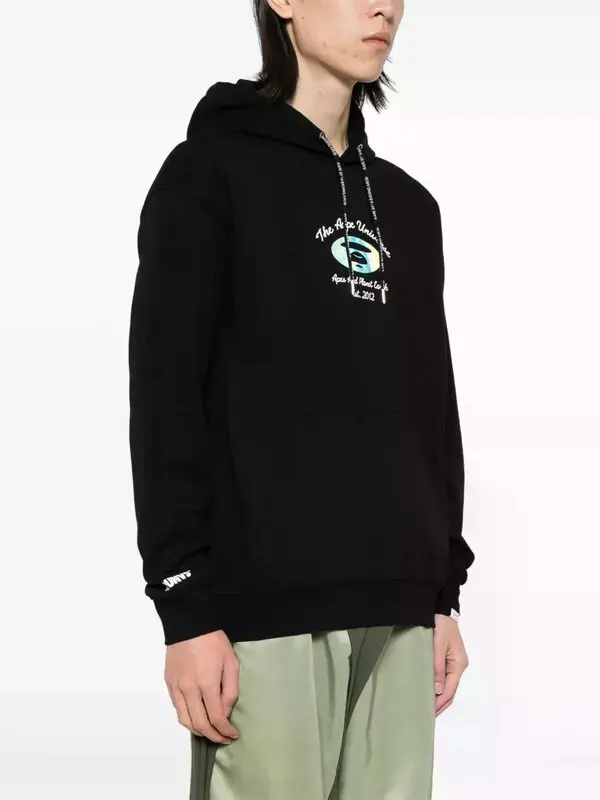 AAPE BY *A BATHING APE Logo Print Hoodie