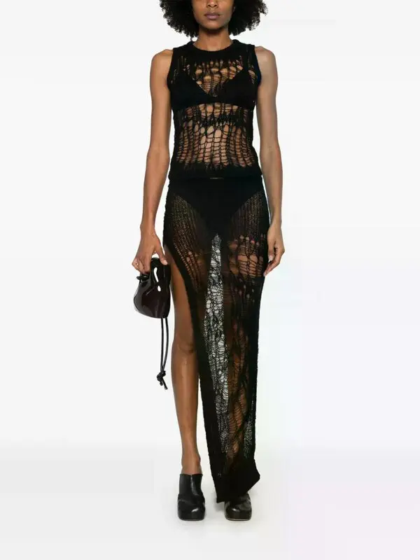 Rick Owens Spider Ziggy Maxi Skirt