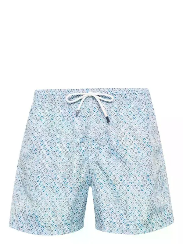 Fedeli Madeira Swim Shorts - Blue