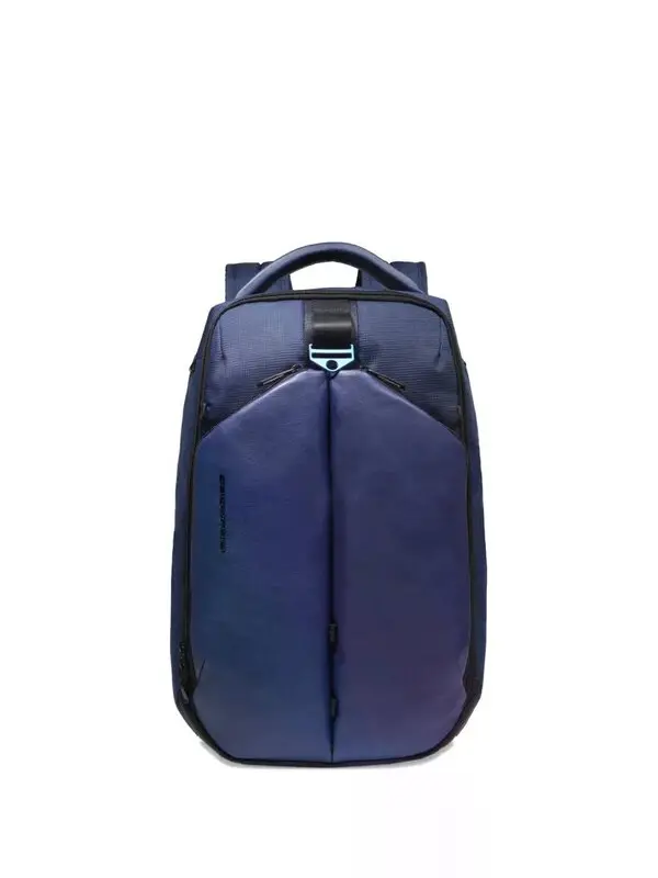 PIQUADRO Logo-embroidered Backpack - Blue