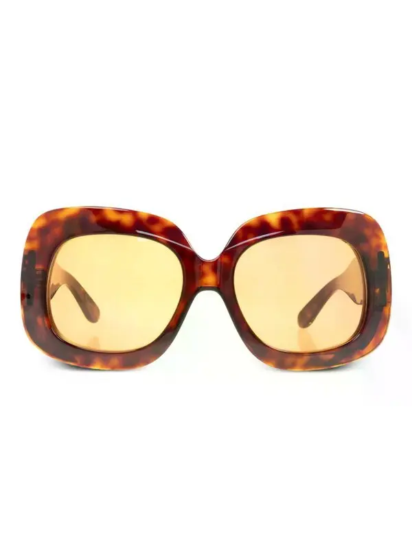 Valentino Garavani Vlogo Signature Sunglasses - Brown