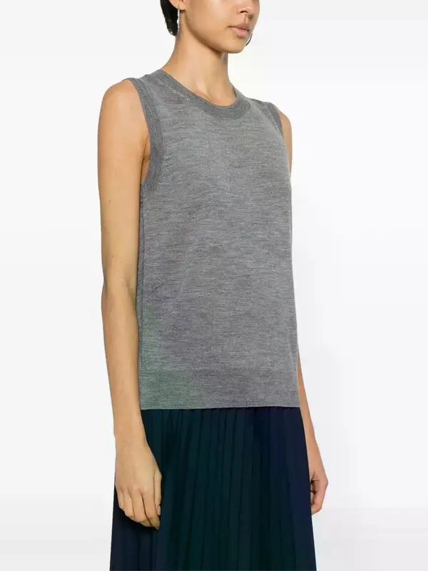 P.a.r.o.s.h Fine-knit Sleeveless Vest