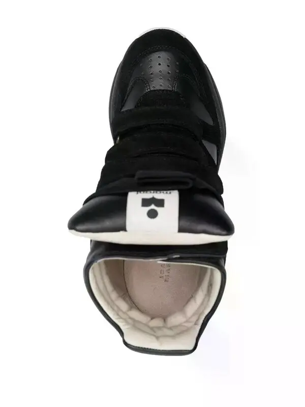 Isabel Marant Étoile Balskee High-top Leather Sneakers - Black