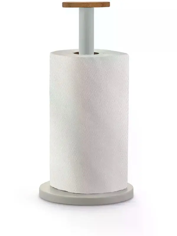 ALESSI Mattina Kitchen Roll Holder - Grey