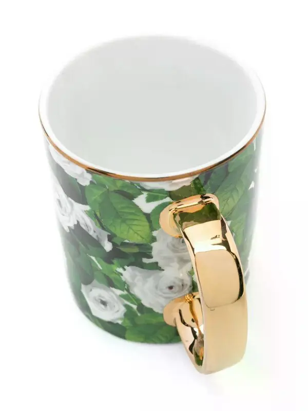 SELETTI Roses Porcelain Mug