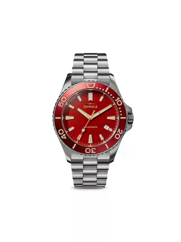 Shinola Monster 43mm Watch - Red