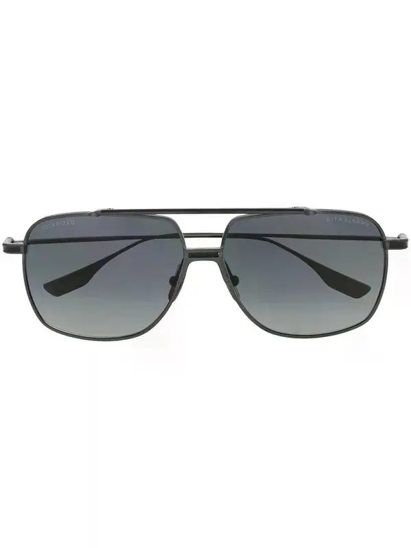 Dita Alkamx Navigator-frame Sunglasses - Silver