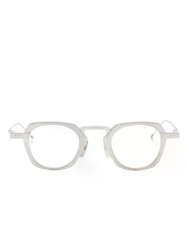 Thom Browne Round-frame Glasses - Silver
