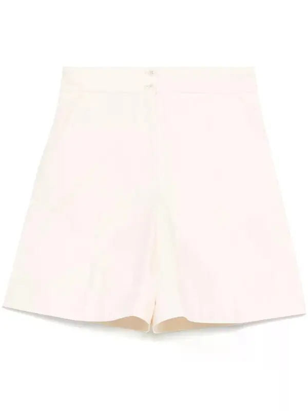 A.p.c. Cotton Pleated Shorts