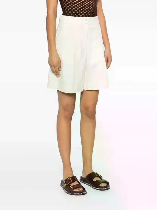 A.p.c. Cotton Pleated Shorts