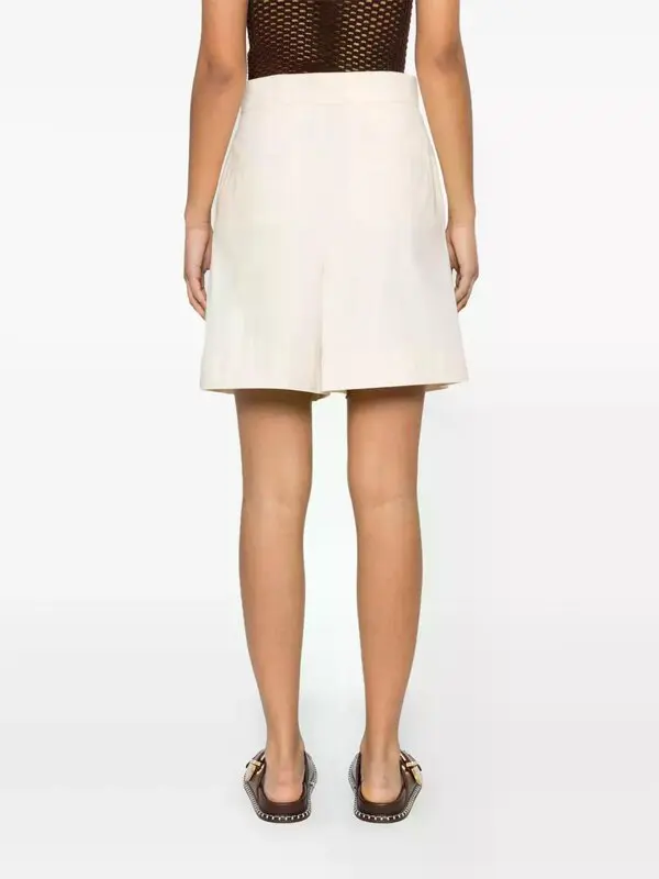 A.p.c. Cotton Pleated Shorts