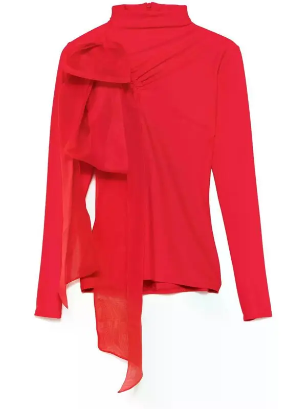 ATU BODY COUTURE Bow-detail Blouse - Red