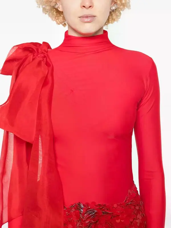 ATU BODY COUTURE Bow-detail Blouse - Red