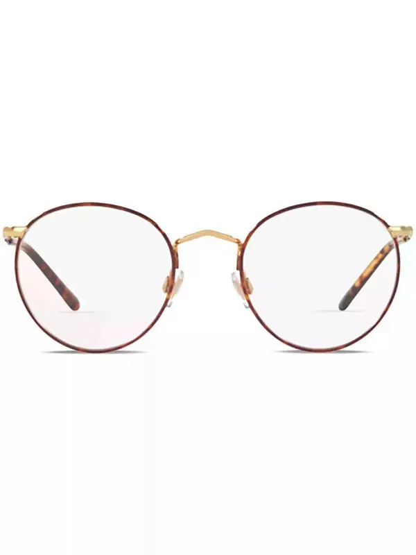POLO RALPH LAUREN EYEWEAR Round-frame Glasses - Brown