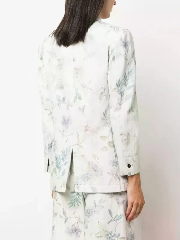 FORTE_FORTE Floral-print Single-breasted Blazer