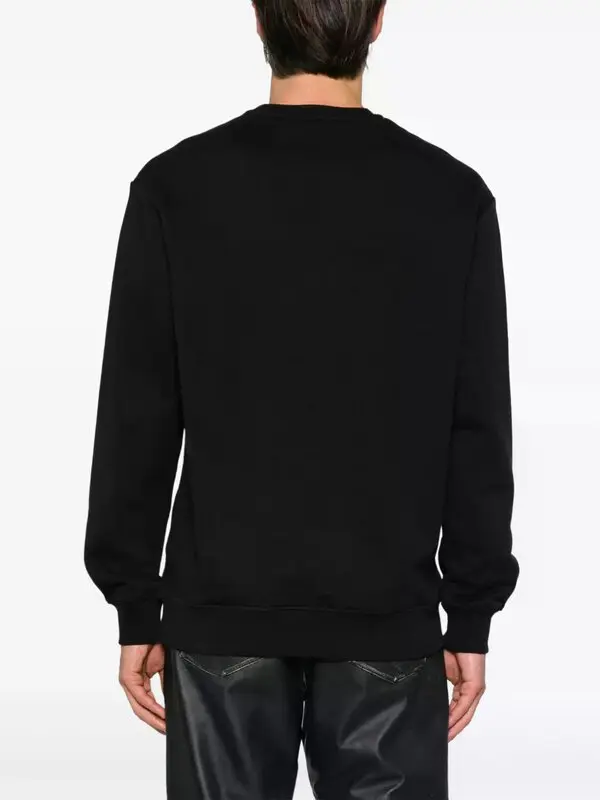 Just Cavalli Logo-print Cotton Sweatshirt - Black