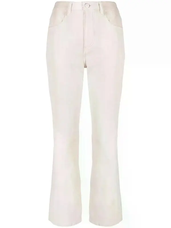 Closed High-waisted Cropped Jeans