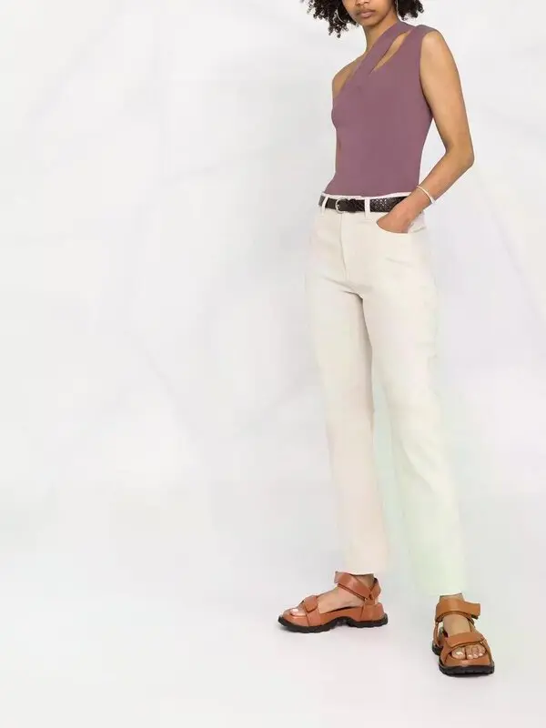 Closed High-waisted Cropped Jeans