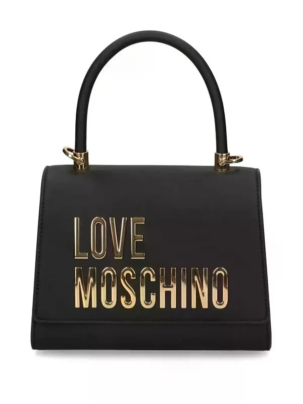 Moschino Logo-lettering Tote Bag - Black