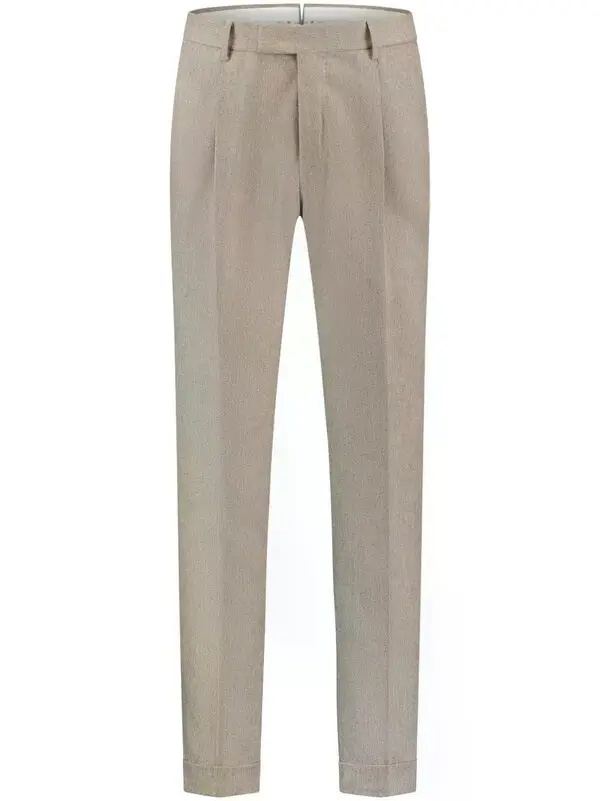 PT TORINO Pressed Crease Trousers - Neutrals