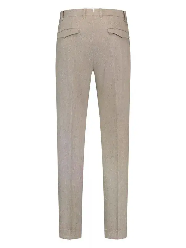 PT TORINO Pressed Crease Trousers - Neutrals