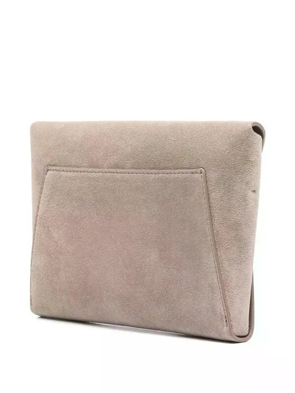 Brunello Cucinelli Suede Clutch Bag - Grey