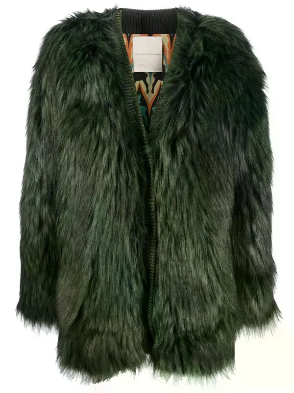 Marco De Vincenzo Faux Fur Coat