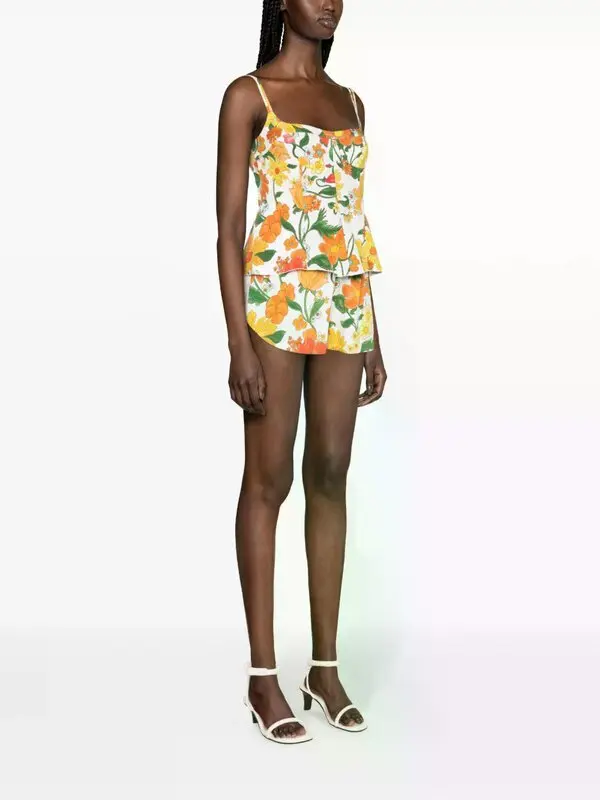Stella McCartney Floral-print Track Shorts