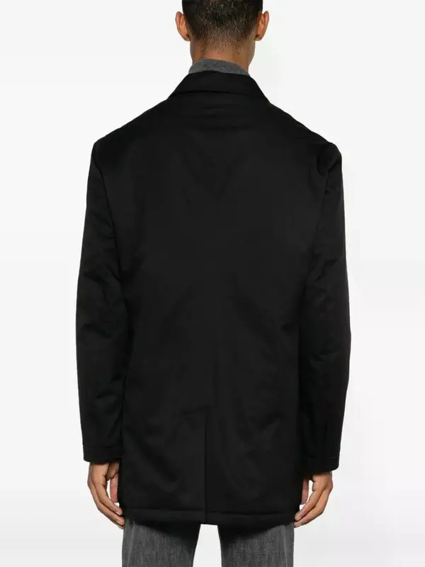 Kiton Padded Taffeta Coat
