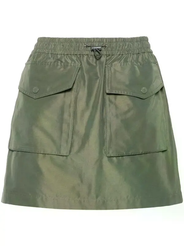 Moncler Elasticated-waist Cargo Mini Skirt