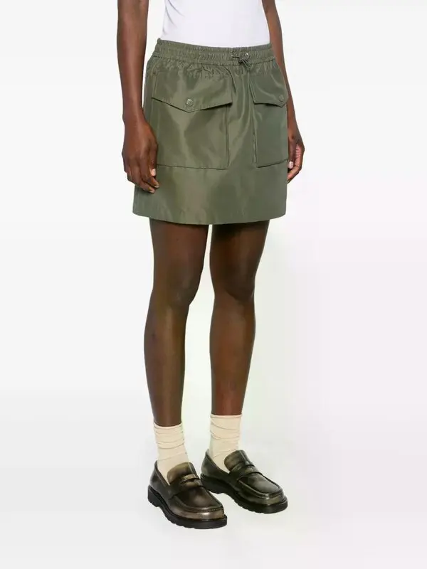 Moncler Elasticated-waist Cargo Mini Skirt