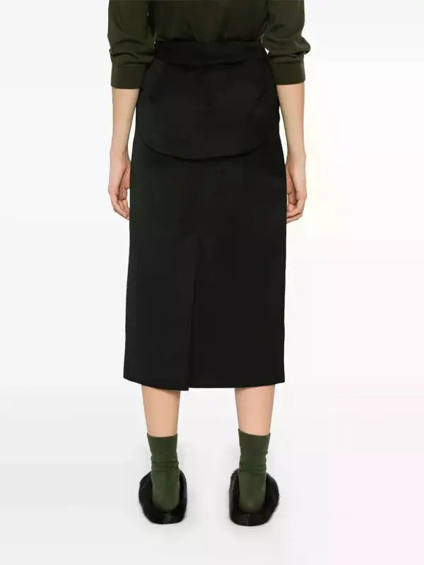 Simone Rocha Flap-detail Midi Skirt