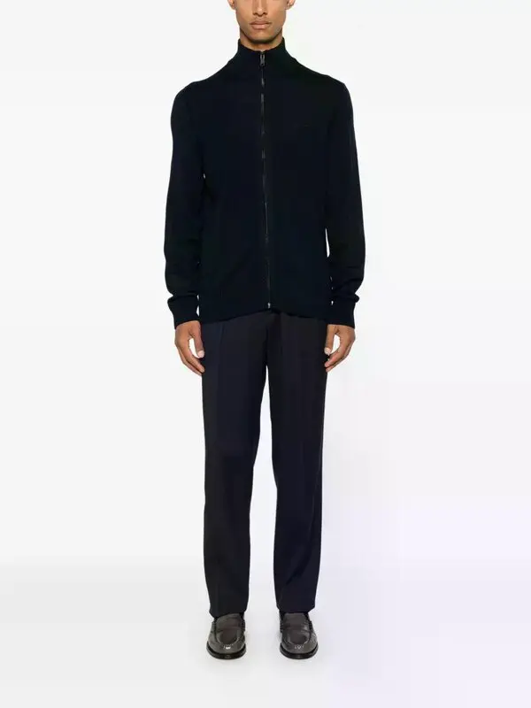 BOSS Logo-embroidered Cardigan