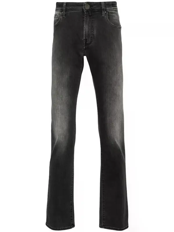Jacob Cohen Scarf-detail Tapered Jeans