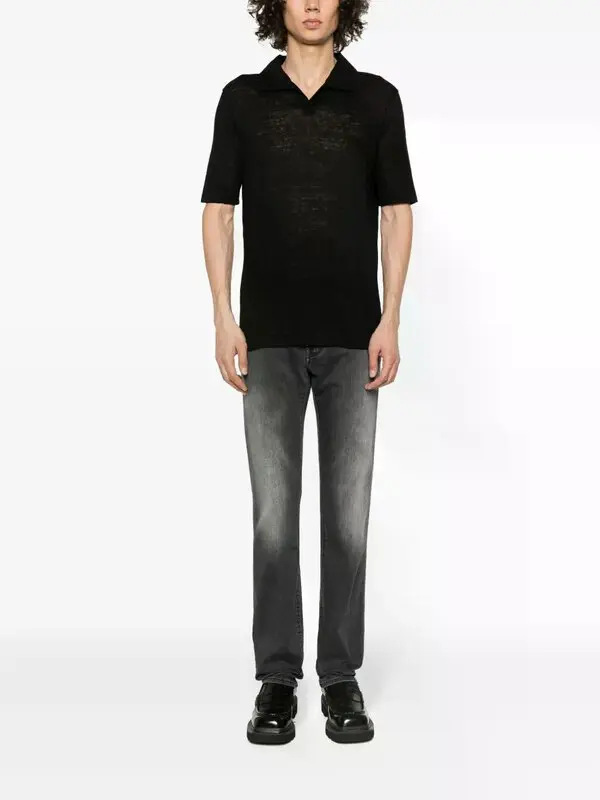 Jacob Cohen Scarf-detail Tapered Jeans