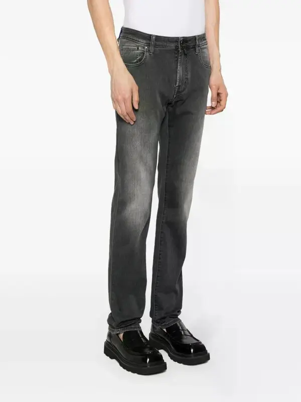 Jacob Cohen Scarf-detail Tapered Jeans