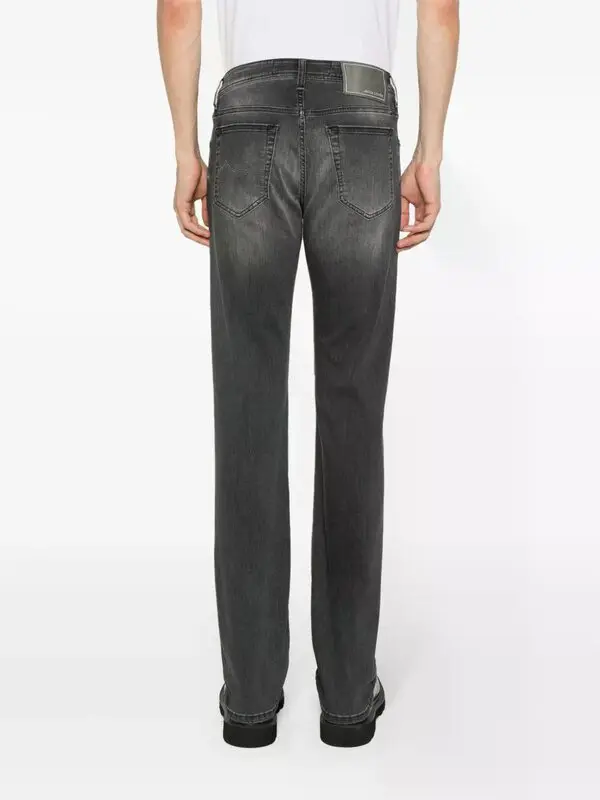 Jacob Cohen Scarf-detail Tapered Jeans