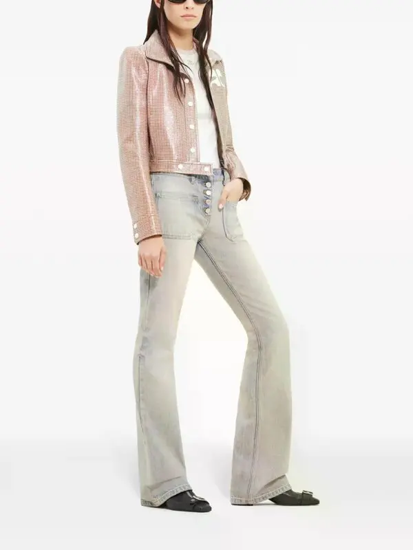 COURREGES Reedition Checked Vinyl Jacket