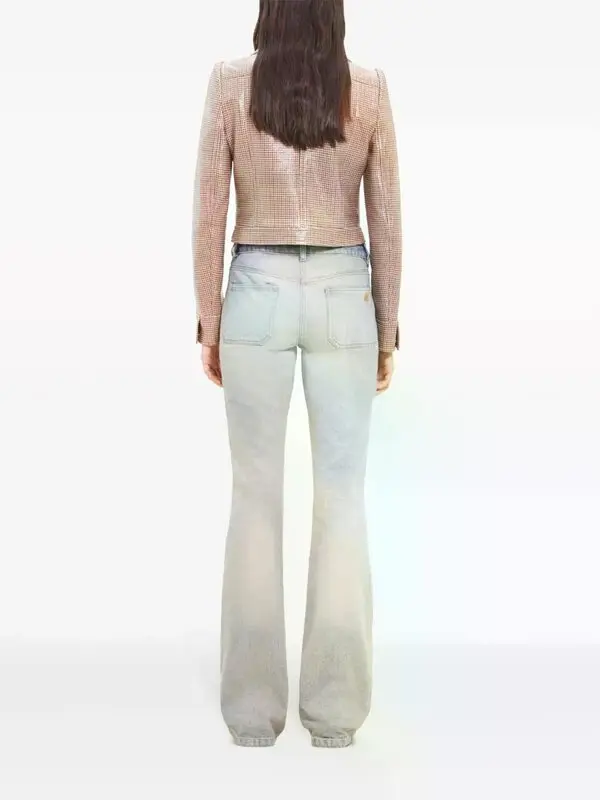 COURREGES Reedition Checked Vinyl Jacket