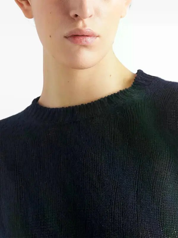 Prada Crew-neck Cashmere Jumper - Blue