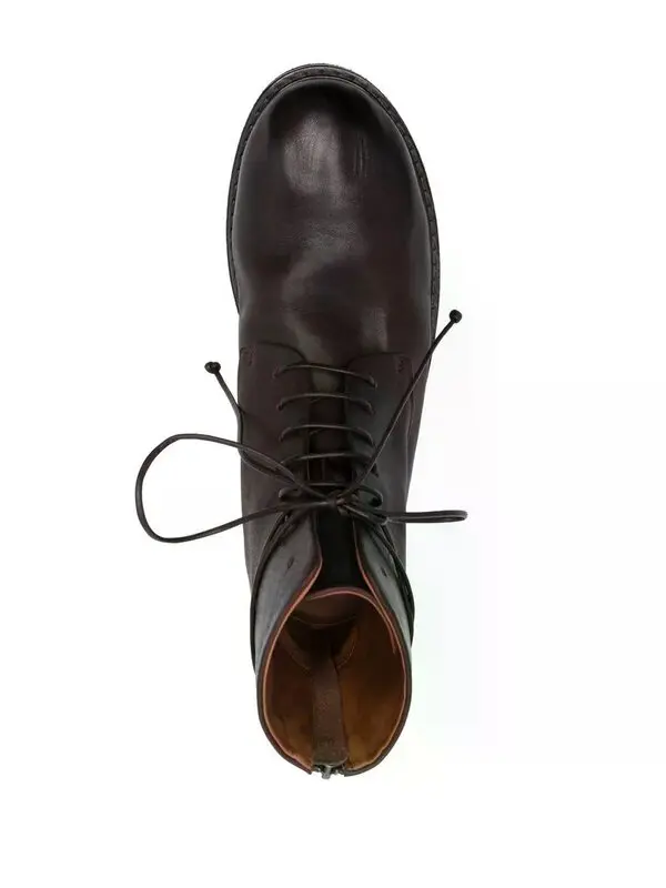 Marsèll Parrucca Leather Combat Boots - Brown
