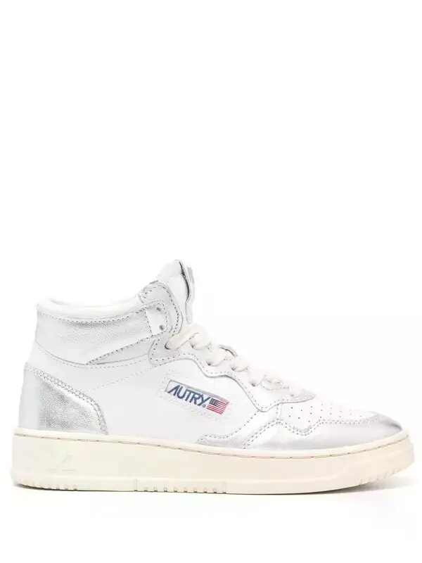 AUTRY Logo-patch Lace-up Sneakers