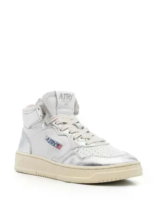 AUTRY Logo-patch Lace-up Sneakers