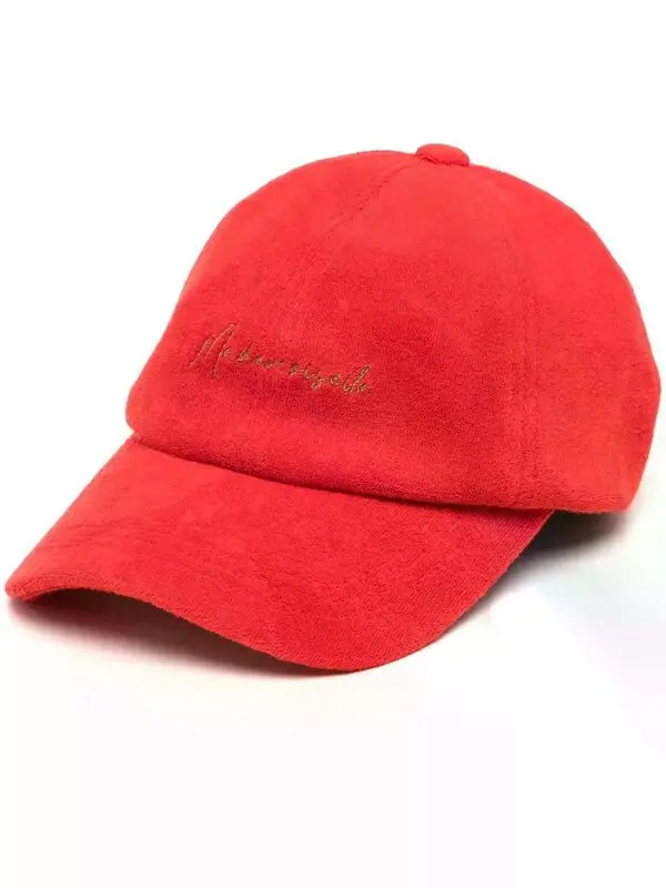 Goen.j Terry-cloth Cap - Red