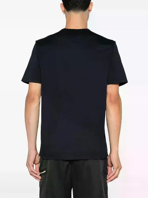 C.P. COMPANY Logo-appliqué T-shirt - Blue