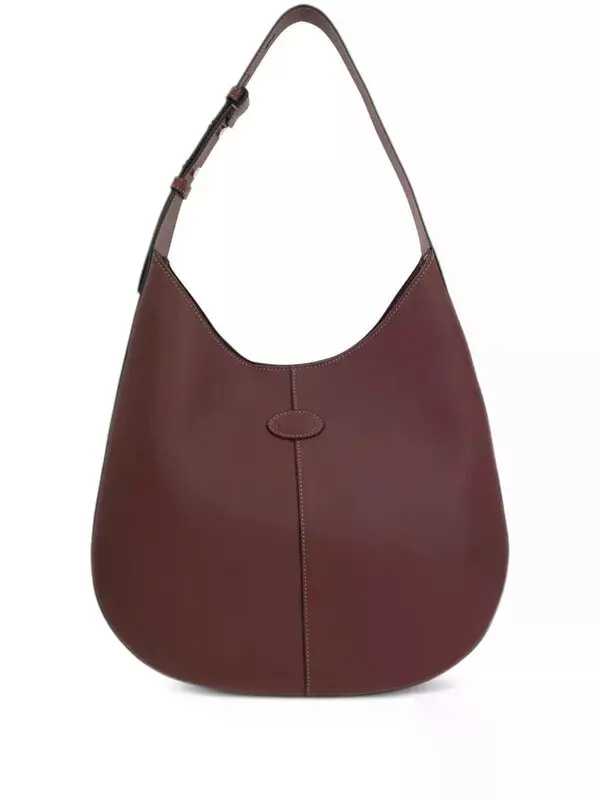 TOD'S Di Hobo Leather Bag - Brown