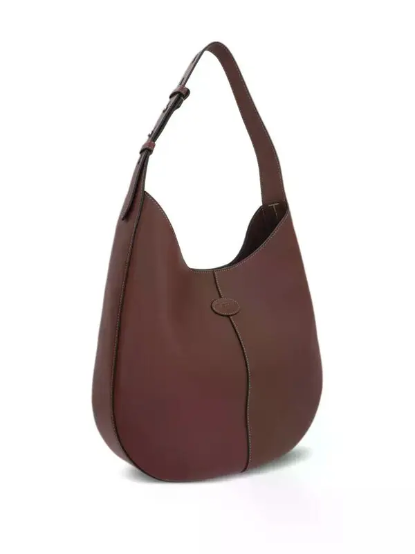 TOD'S Di Hobo Leather Bag - Brown