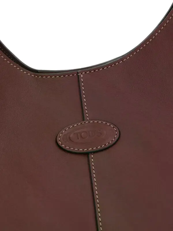 TOD'S Di Hobo Leather Bag - Brown