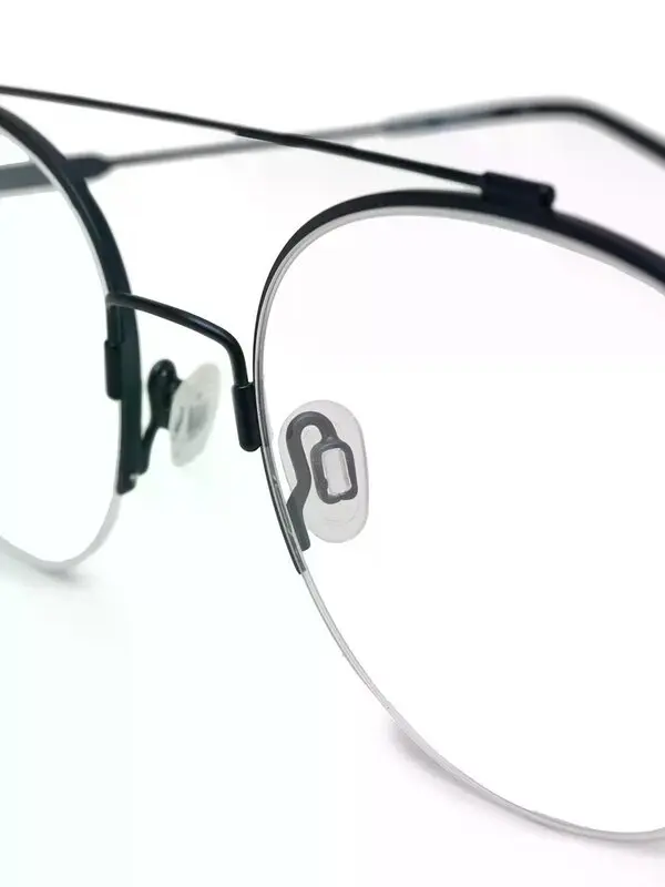 Calvin Klein Pilot-frame Glasses - Blue